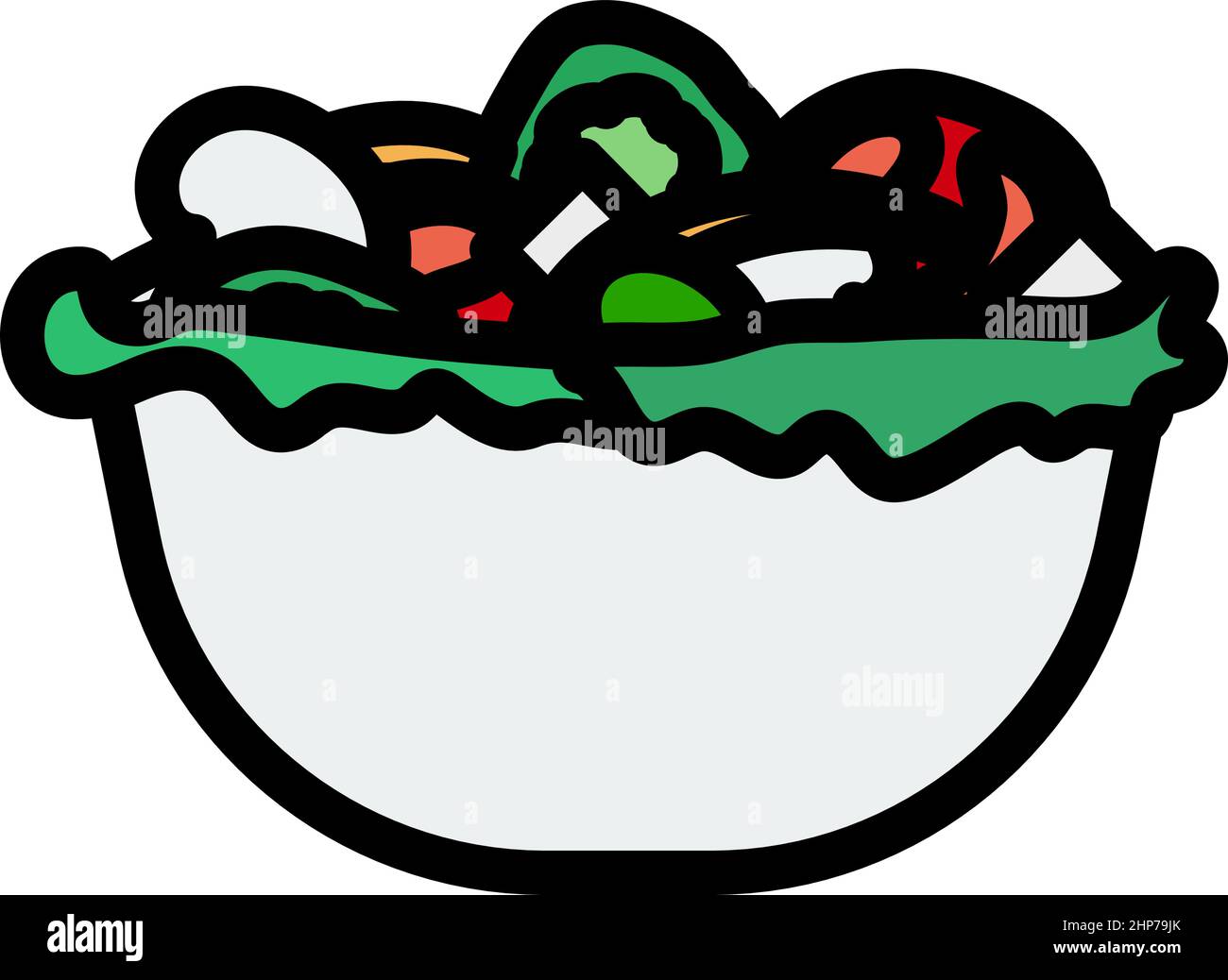 Salad icon image Stock Vector Images - Alamy