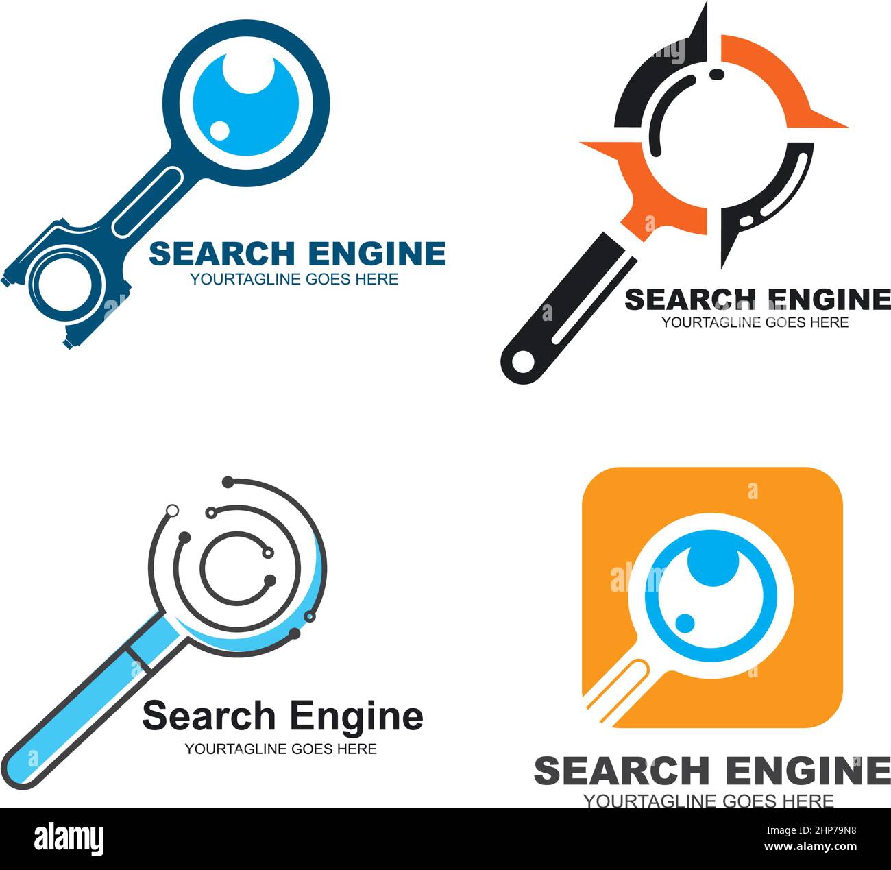 Graphic search engine logo Stock Vector Images - Alamy