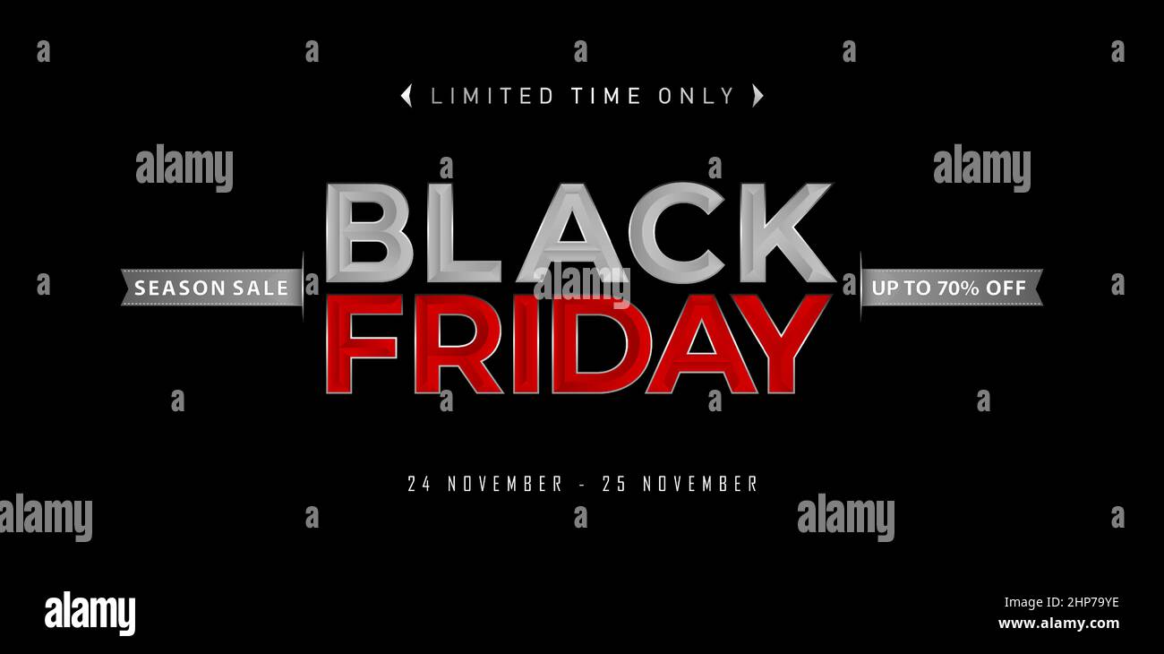 Black friday billboard concept Stock Vector Images - Alamy