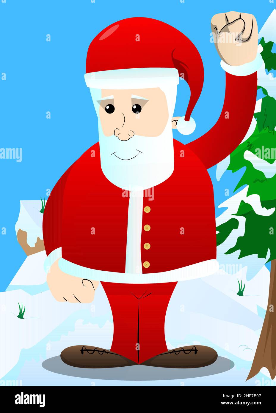 Santa power Stock Vector Images - Alamy