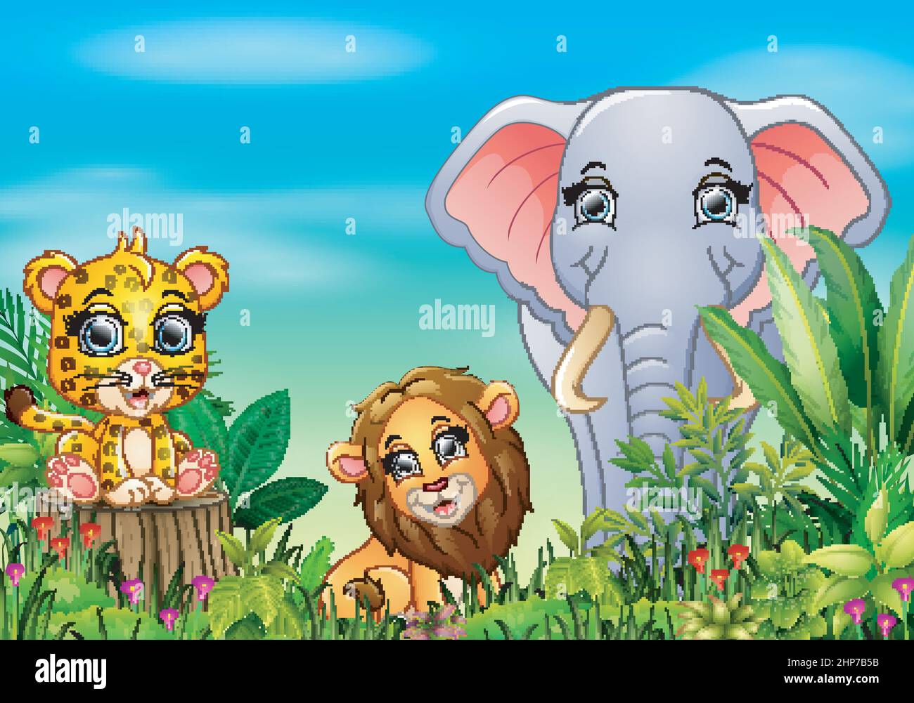 Most Beautiful Lion Stock Vector Images - Alamy