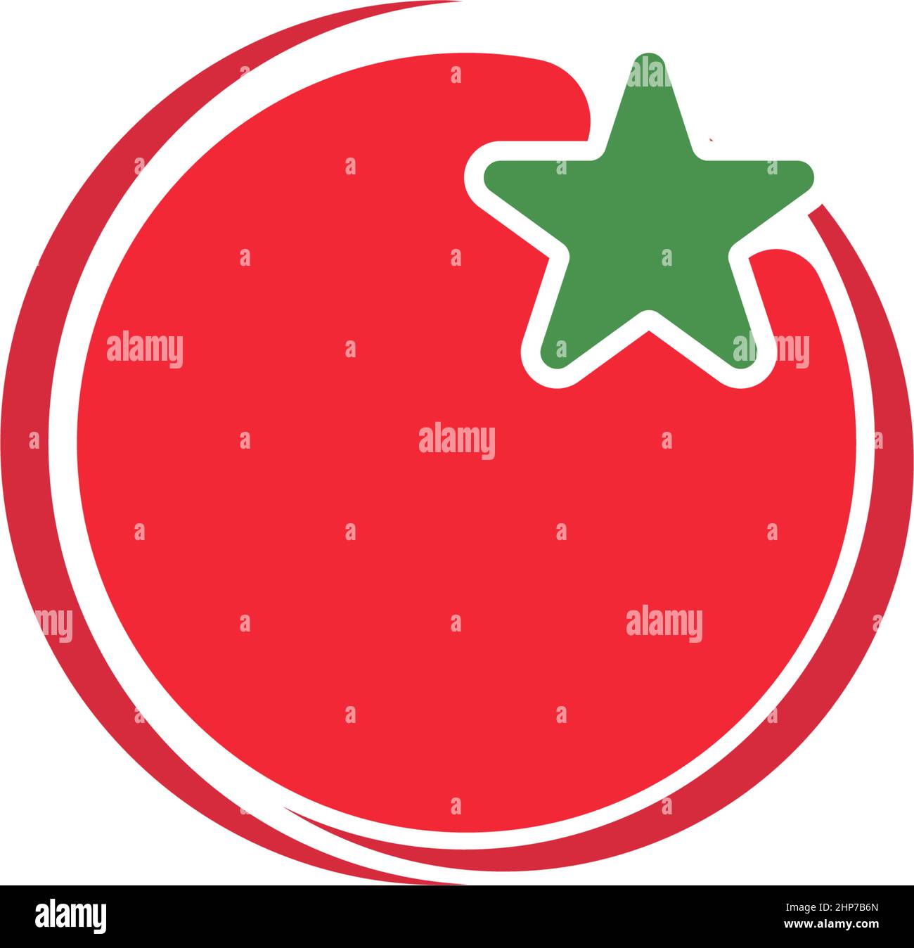 Tomato icon logo design vector illustration Stock Vector Image & Art ...