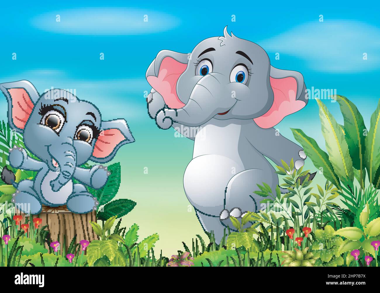 Mother stump Stock Vector Images - Alamy