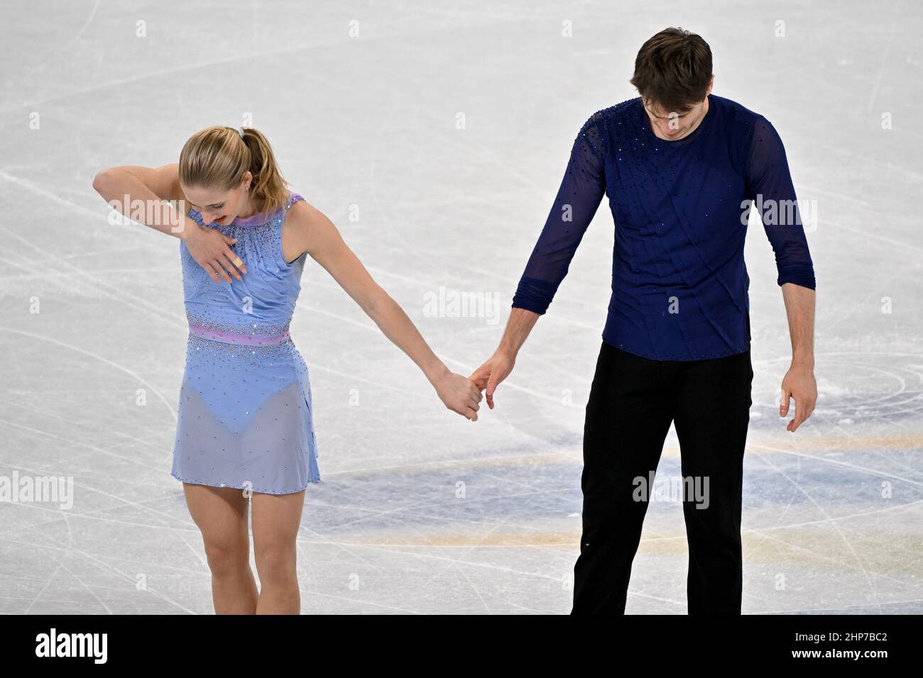 Peking, China. 19th Feb, 2022. Olympics, figure skating, pairs, final ...