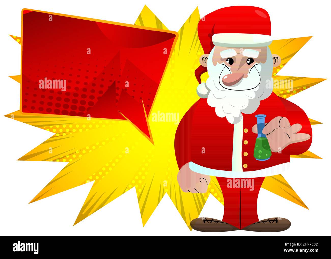 Cartoon science test tube Cut Out Stock Images & Pictures - Alamy
