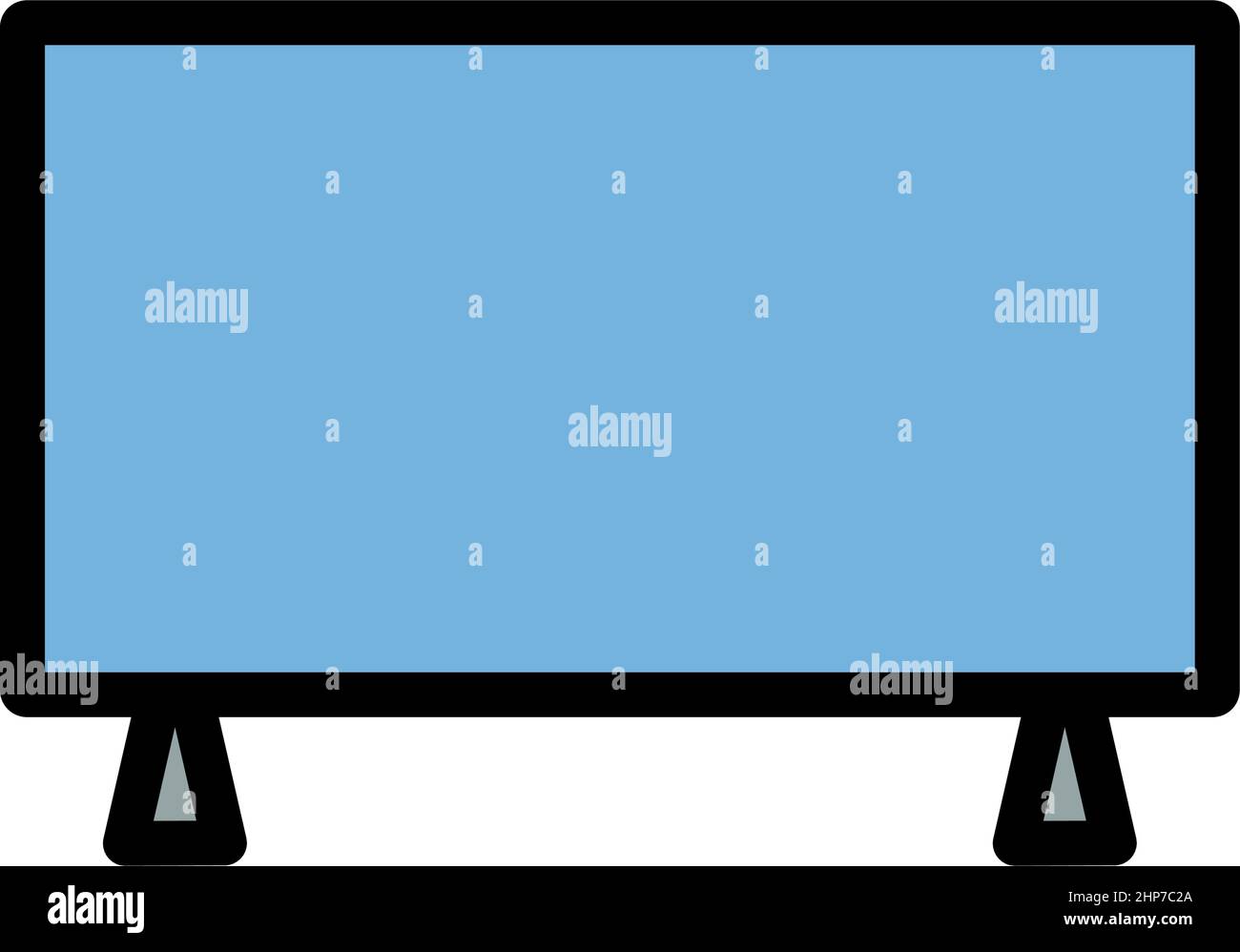 Wide Tv Icon Stock Vector Image & Art - Alamy