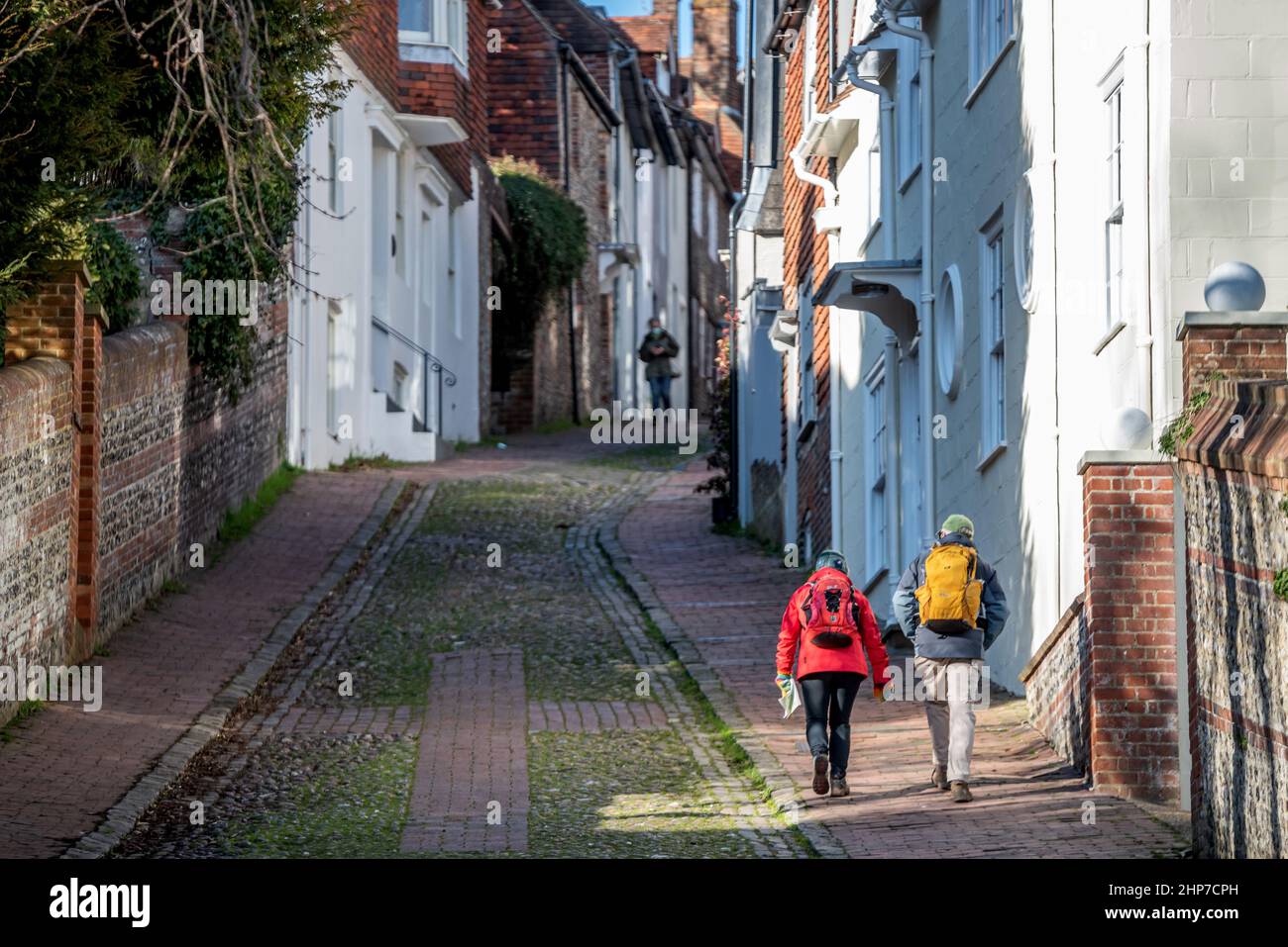 Brighton, February 12th 2022: Keere Street in Lewes Stock Photo - Alamy