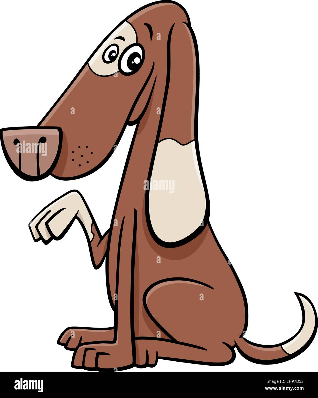 cartoon cute spotted dog comic animal character Stock Vector Image ...