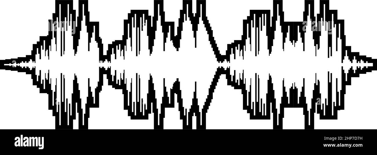 Sound wave audio digital equalizer technology oscillating music contour ...