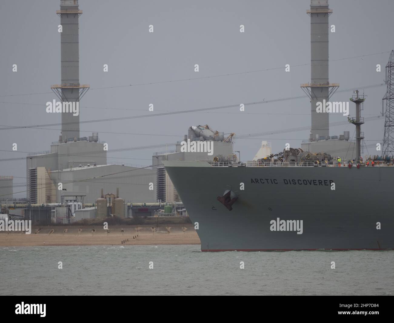 Queenborough, Kent, UK. 19th Feb, 2022. UK Weather: pictures of the ...