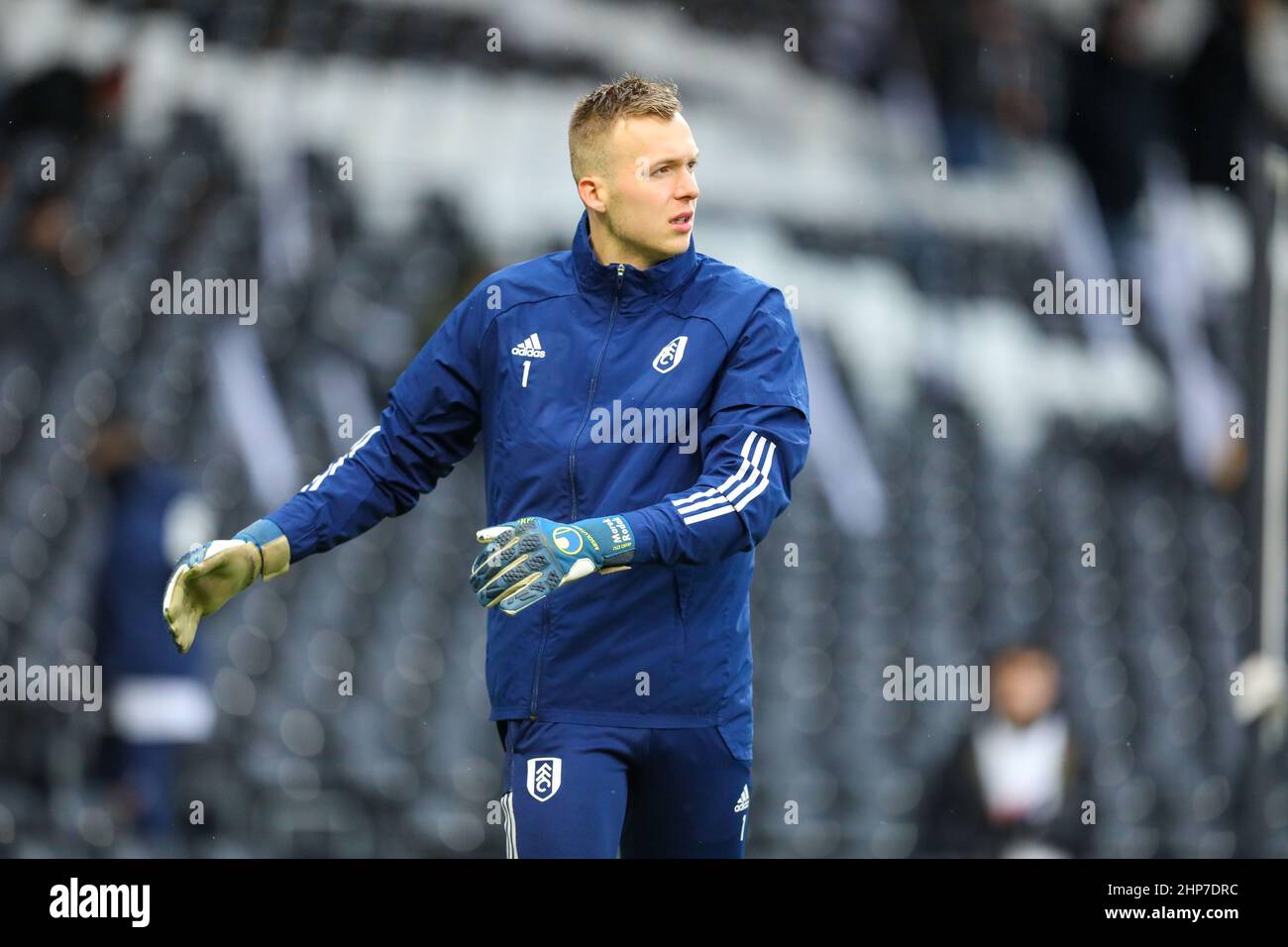 London, UK. 19th February 2022 ; Craven Cottage, Fulham, London ...