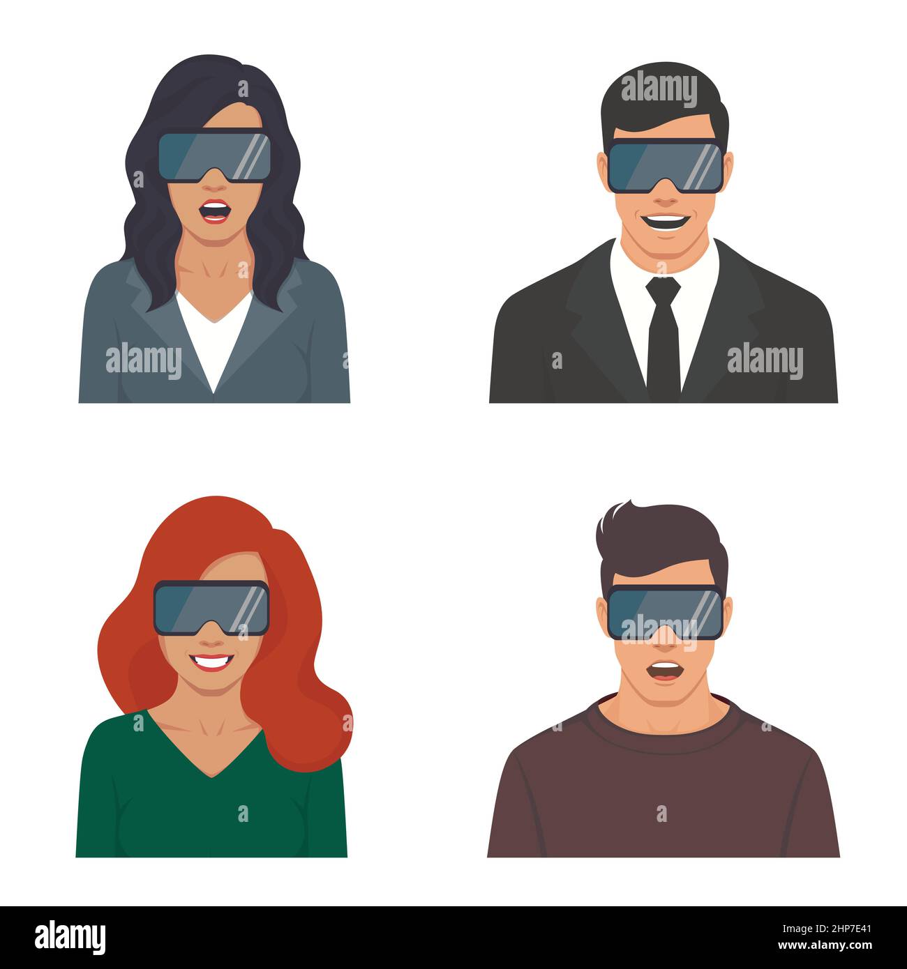 Virtual reality man vr Cut Out Stock Images & Pictures - Alamy