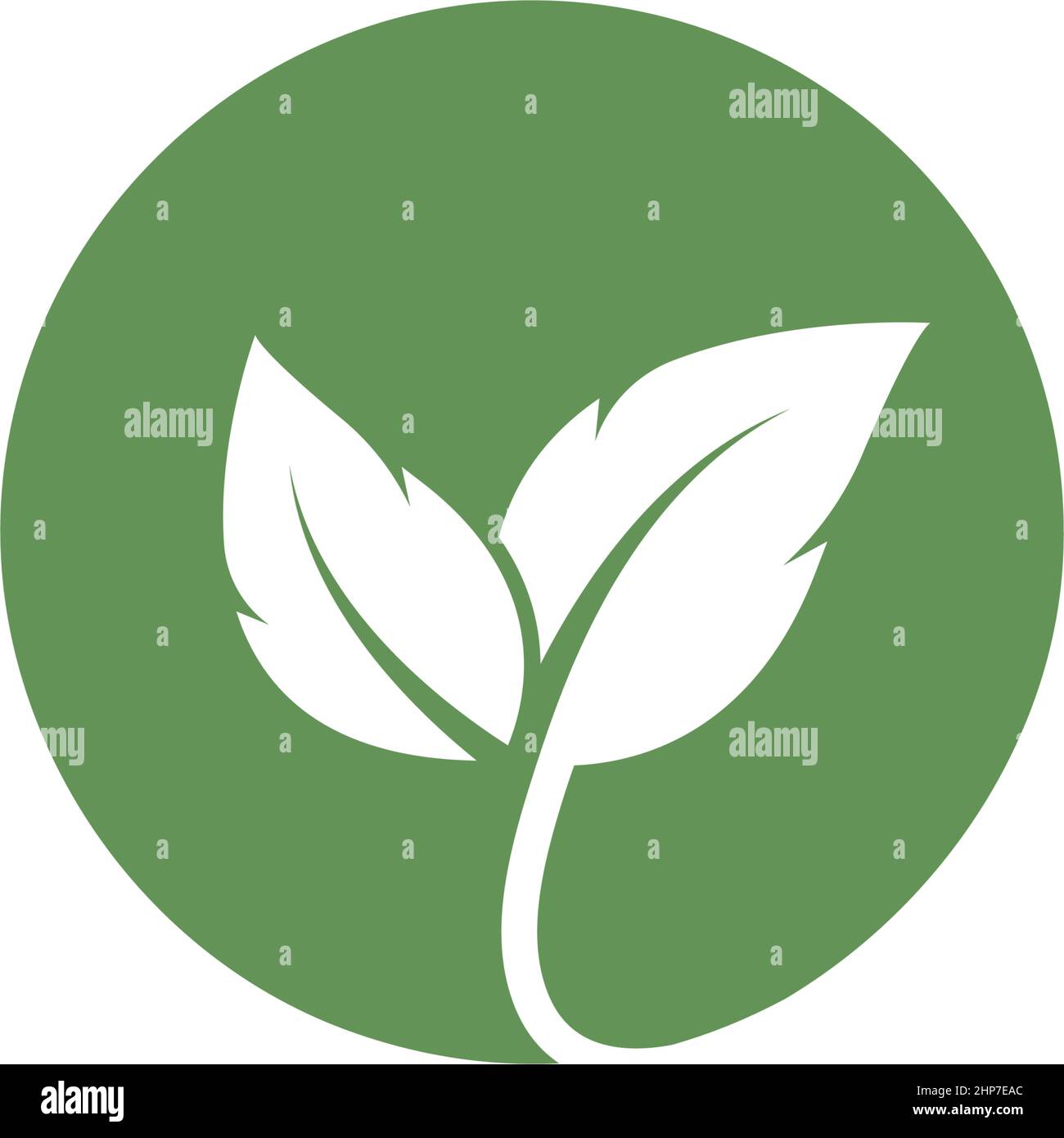 organic leaves icon vector design template Stock Vector Image & Art - Alamy