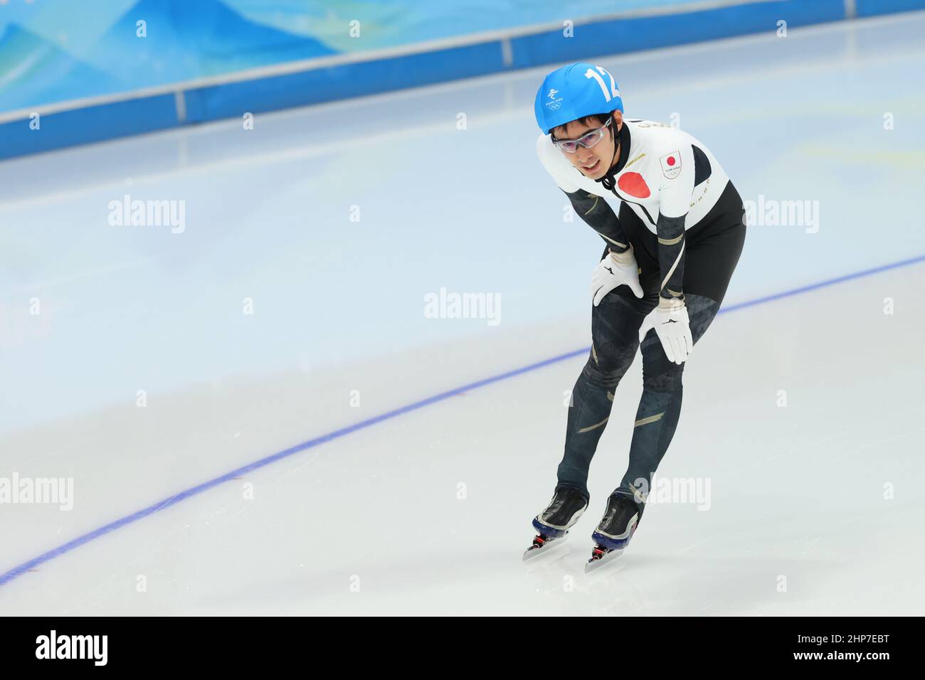 Beijing, China. 19th Feb, 2022. Ryosuke Tsuchiya (JPN) Speed Skating ...