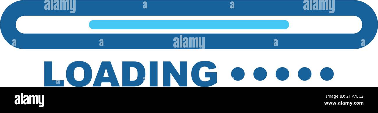 loading indicator icon vector illustration design Stock Vector Image ...