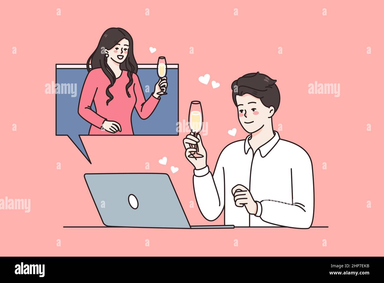 Online christmas concept winter Stock Vector Images - Alamy