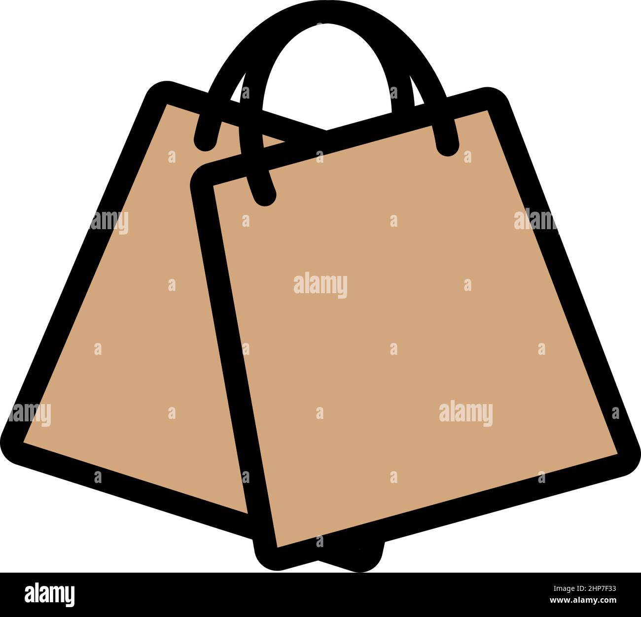 Purchase bags icon outline Stock Vector Images - Alamy