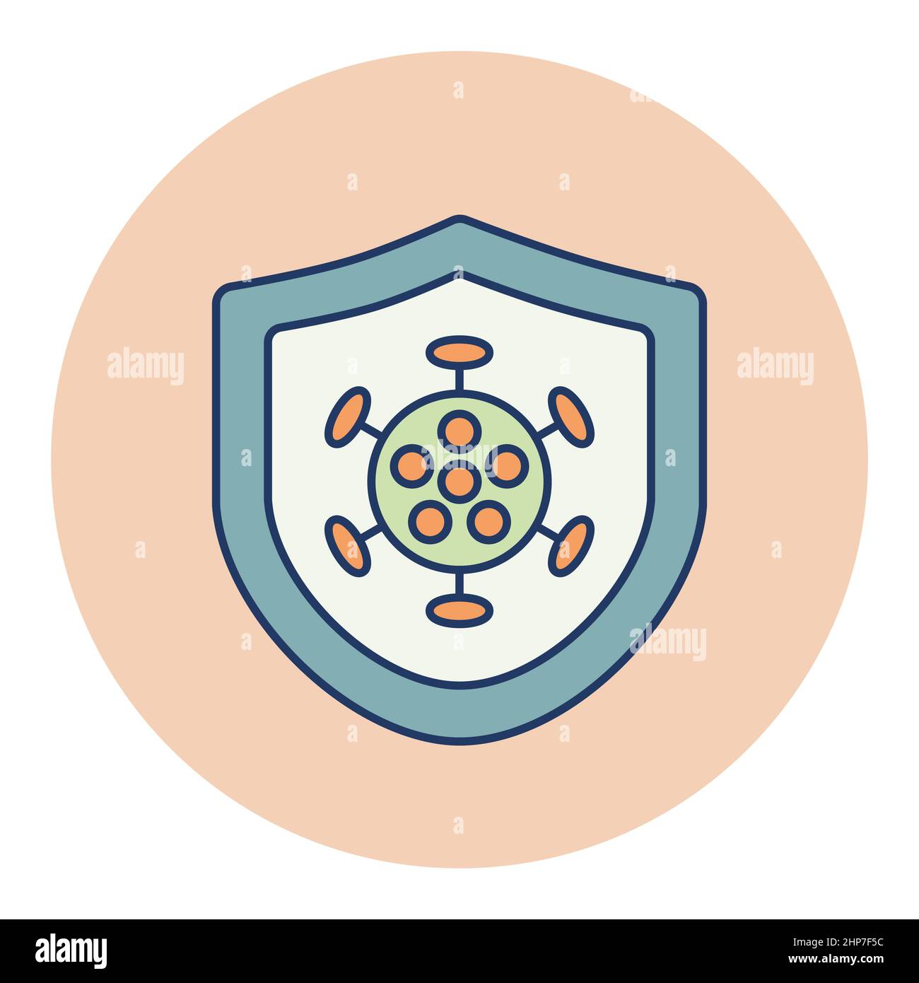 Corona virus protection shield Stock Vector Images - Alamy