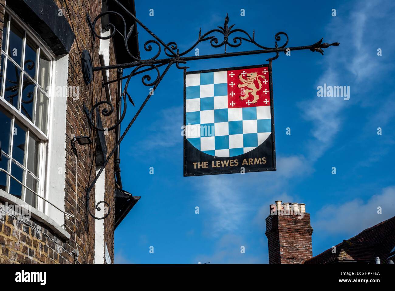 Lewes, February 14th 2022: The Lewes Arms pub Stock Photo - Alamy