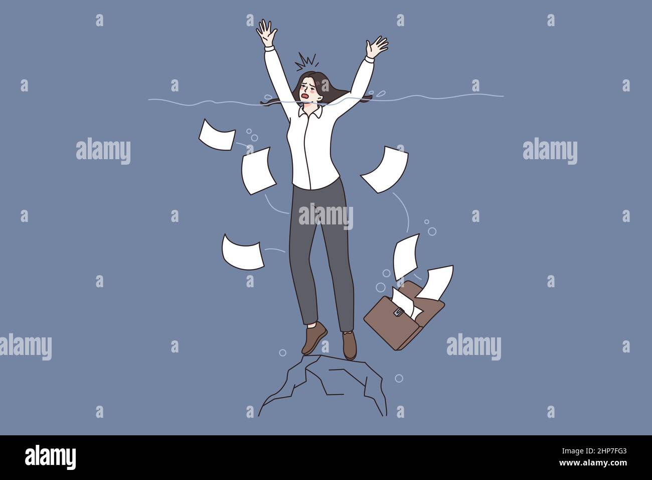 Crisis stress Stock Vector Images - Alamy