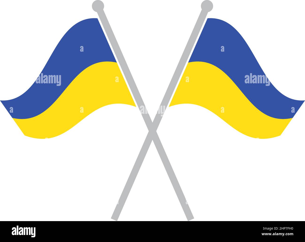ukraine flag vector icon illustration design template Stock Vector ...