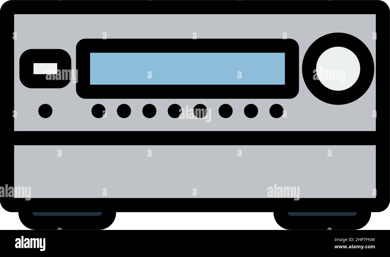 Home Theater Receiver Icon Stock Vector Image & Art - Alamy