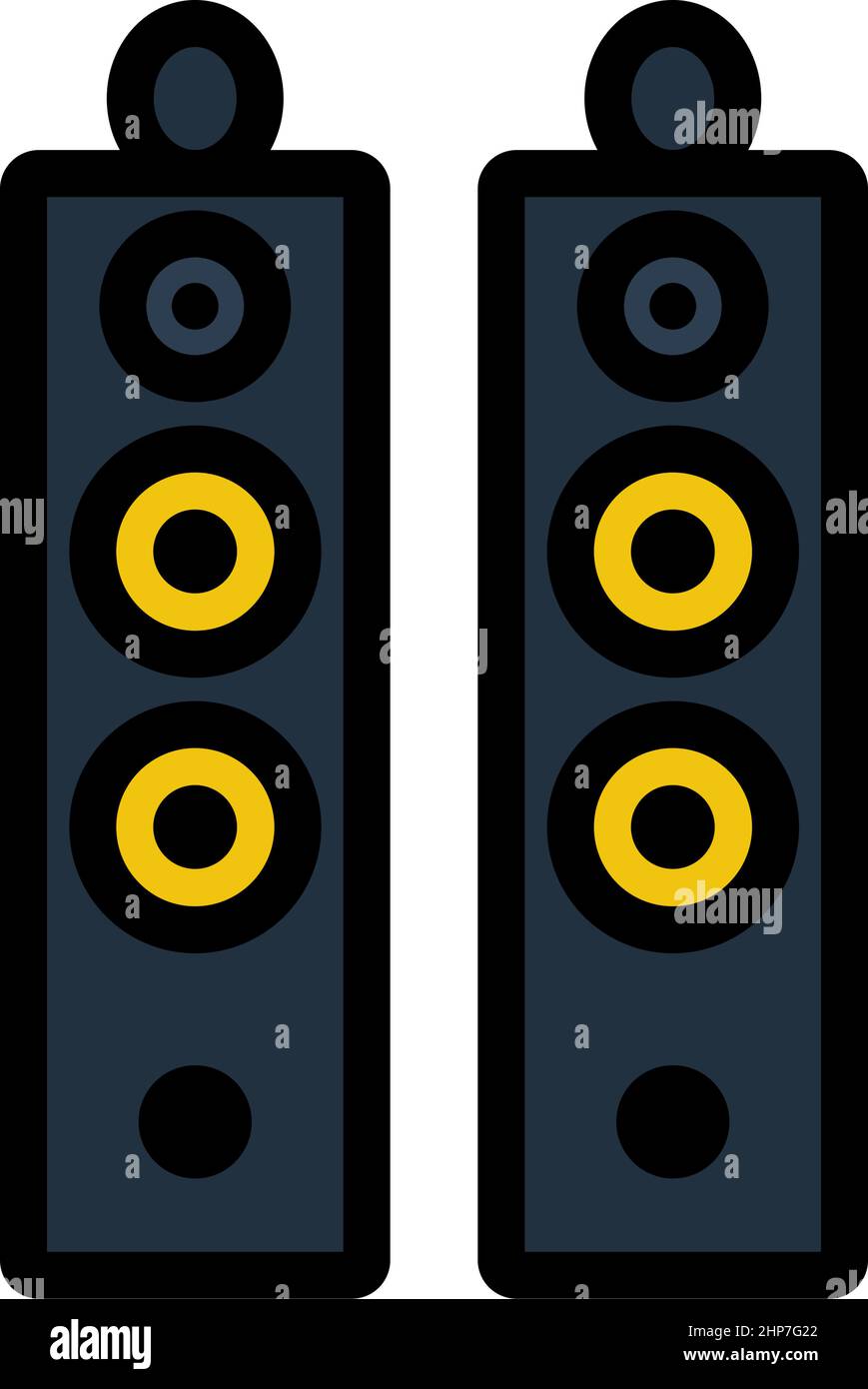 Audio System Speakers Icon Stock Vector Image & Art - Alamy