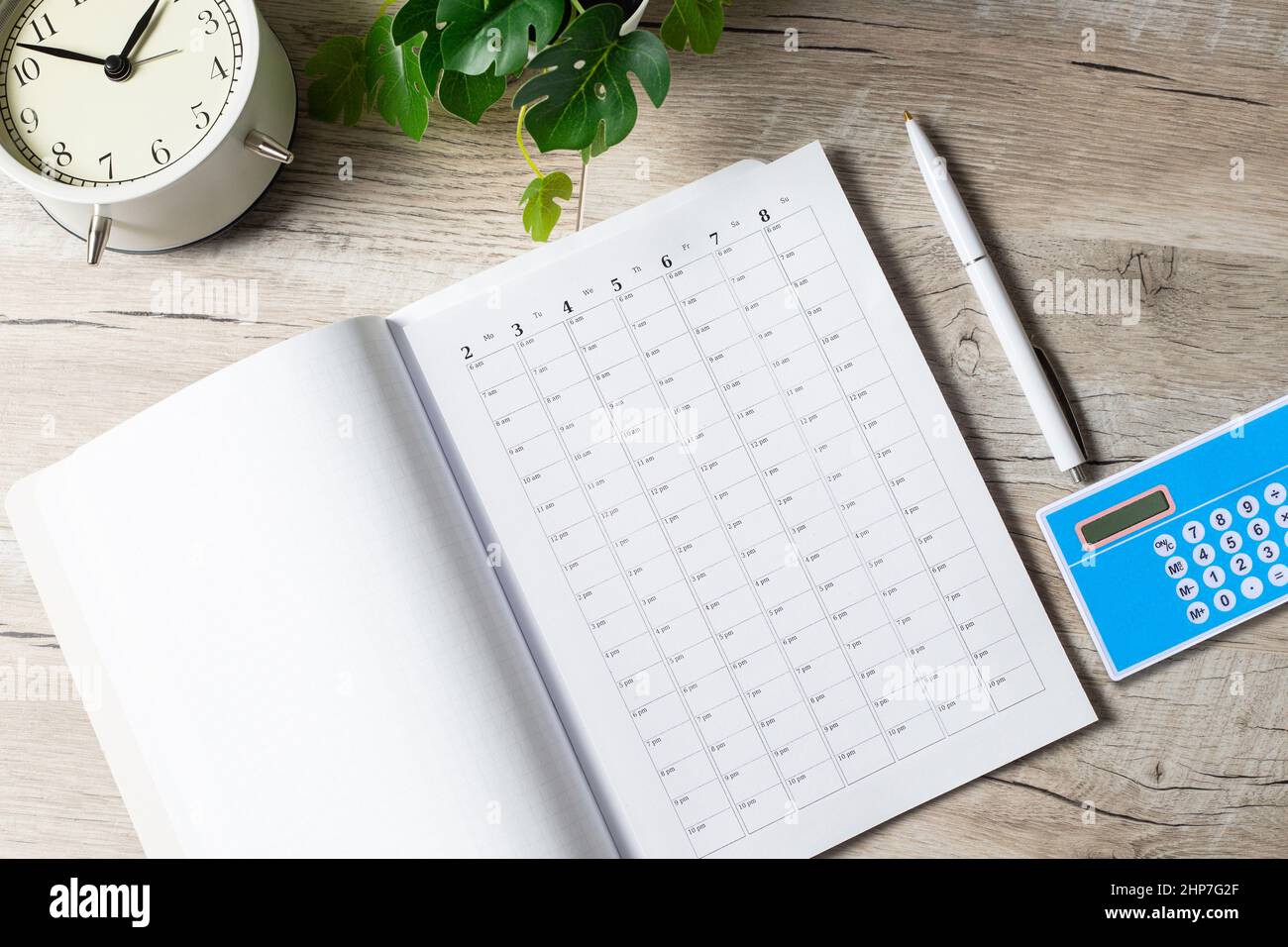 Planning working week concept, plan, checklist, to do list idea Stock ...