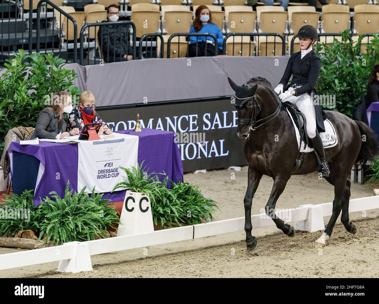 Neumünster, Germany. 19 February 2022, Equestrian Sport/Dressage: World ...