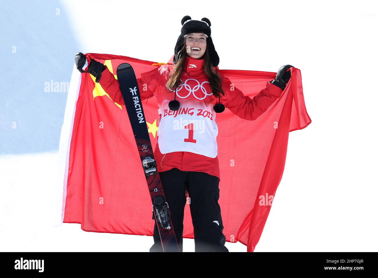 Zhangjiakou, Hebei, China. 18th Feb, 2022. Ailing Eileen Gu (CHN ...