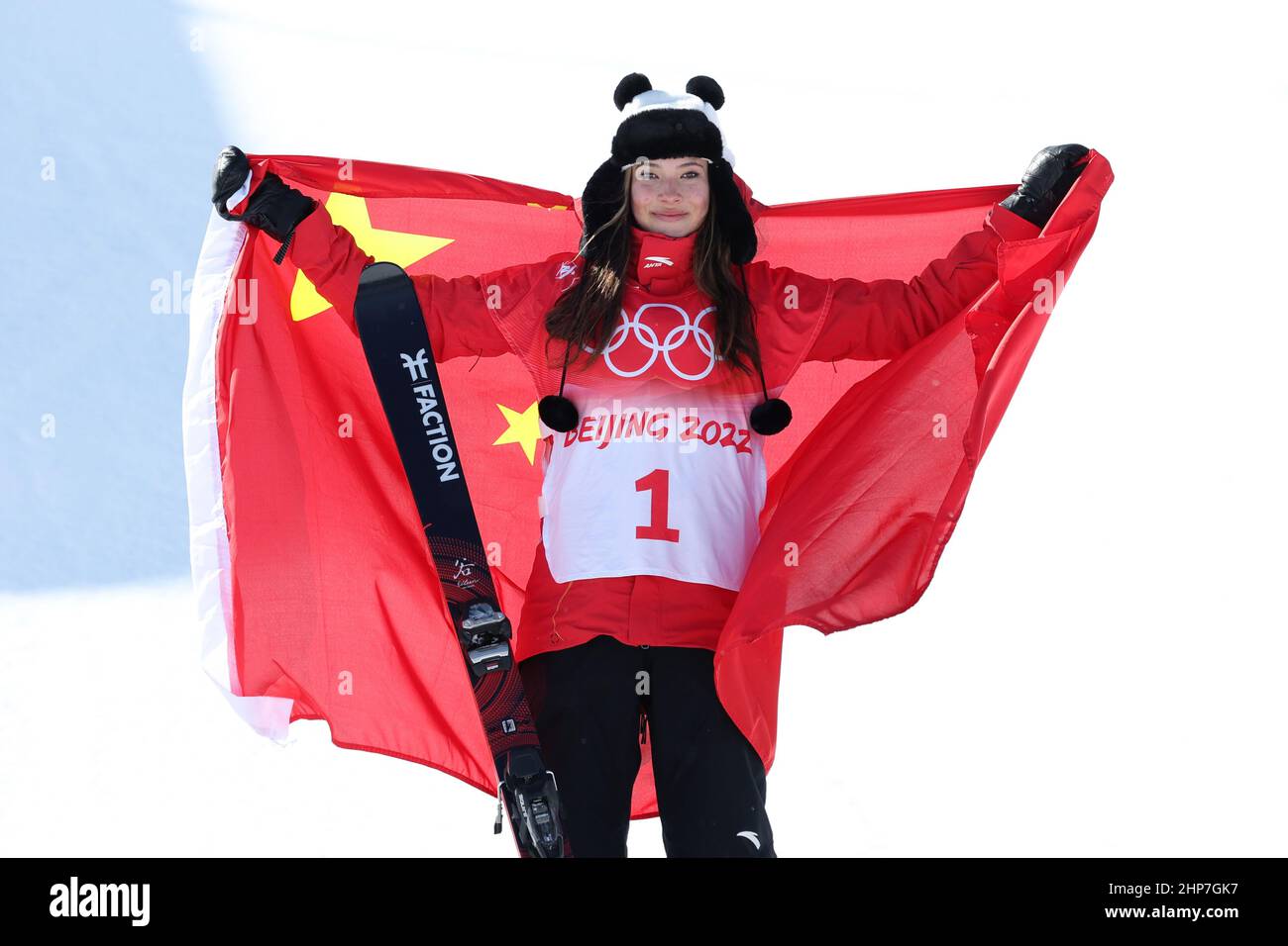 Zhangjiakou, Hebei, China. 18th Feb, 2022. Ailing Eileen Gu (CHN) Freestyle Skiing : Women's Ski ...