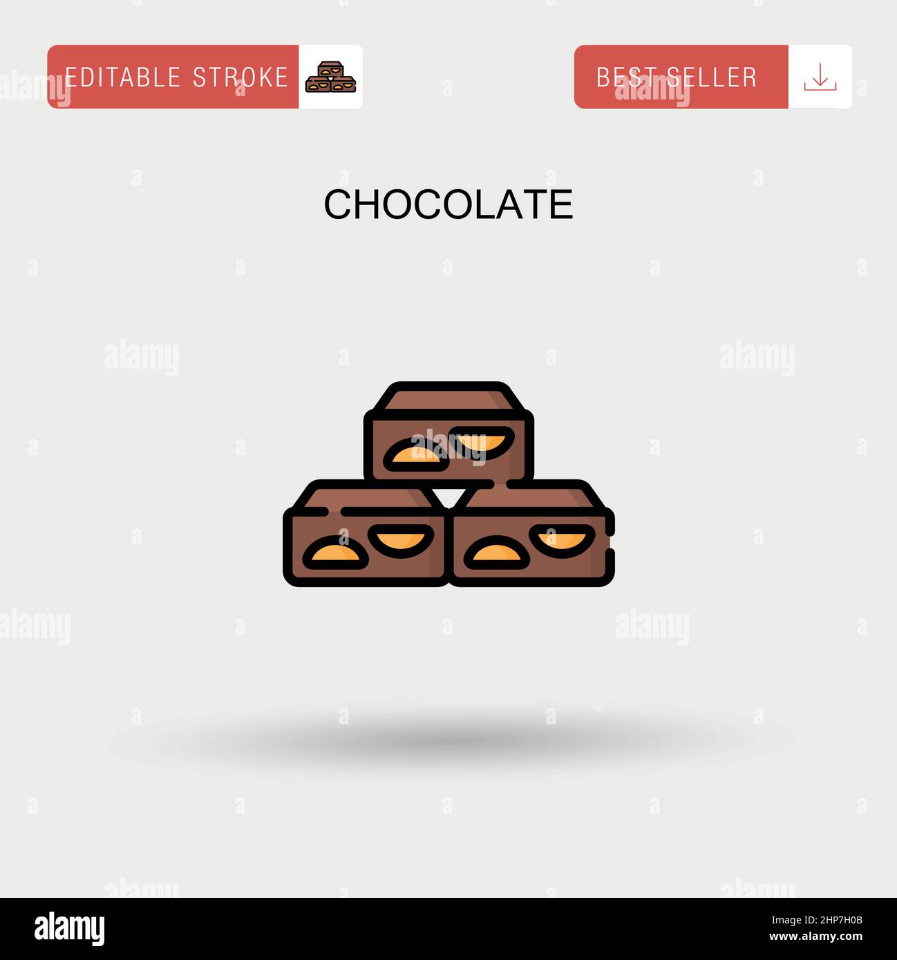 Hot chocolate powder white background Stock Vector Images - Alamy
