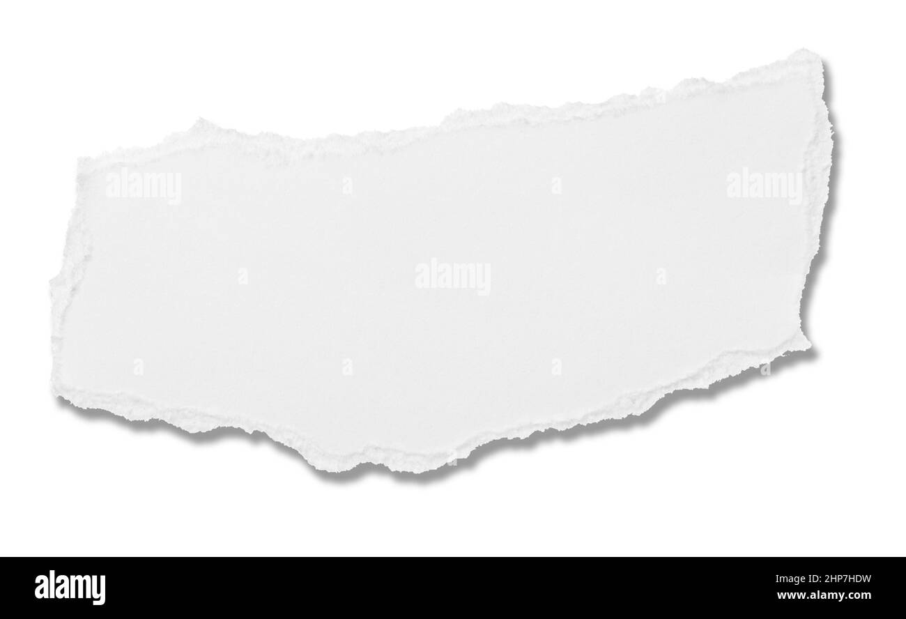 white paper ripped message torn Stock Photo - Alamy