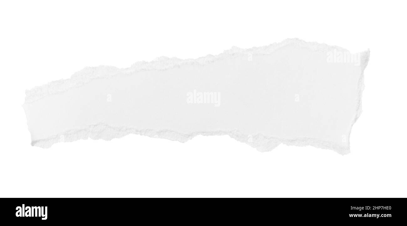 white paper ripped message torn Stock Photo - Alamy