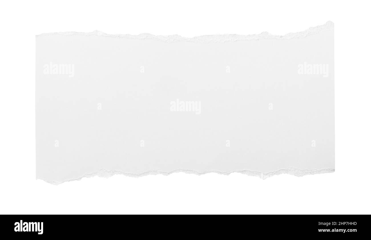 white paper ripped message torn Stock Photo - Alamy