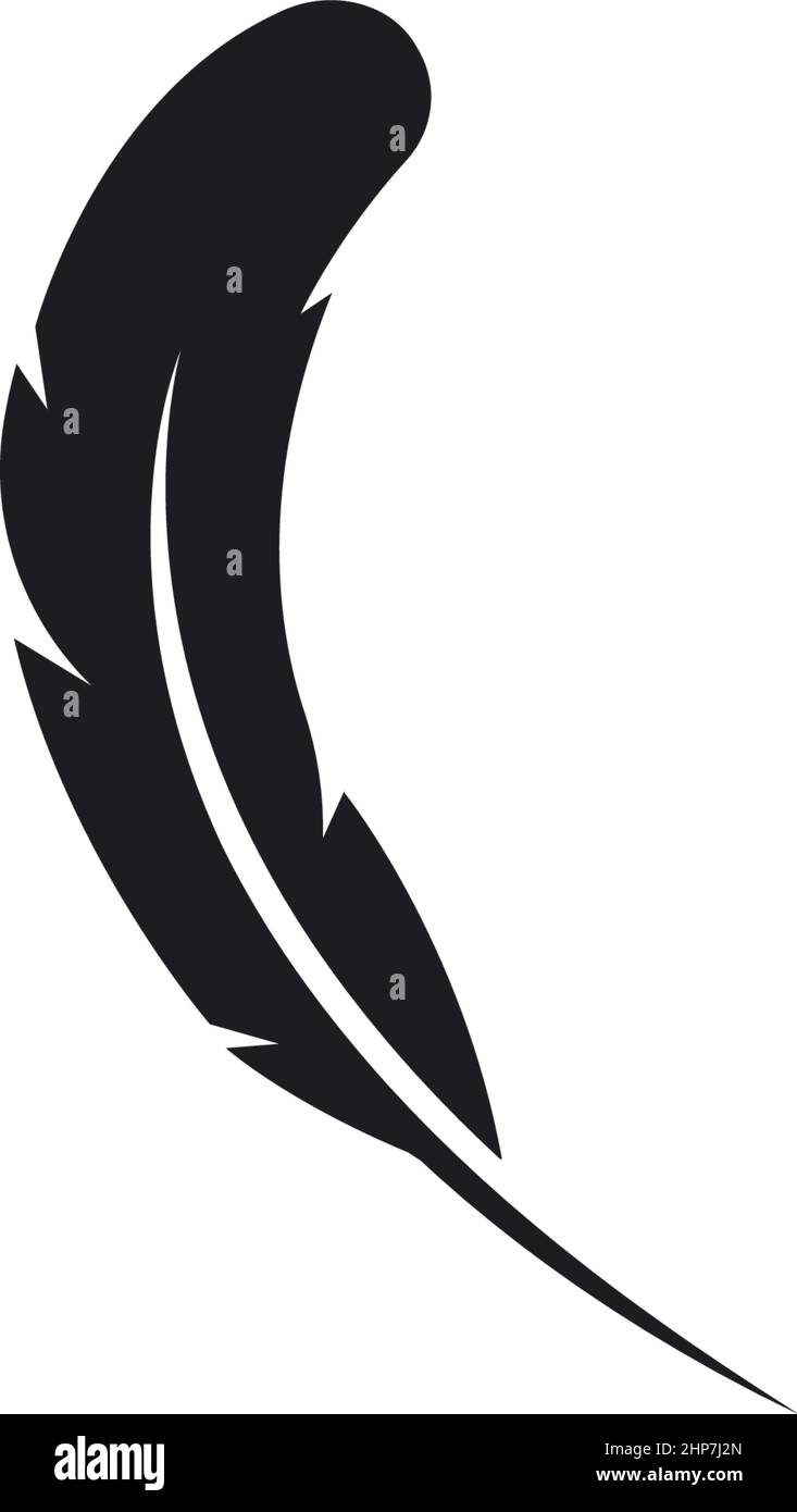 feather ink icon illustration vector template Stock Vector Image & Art ...