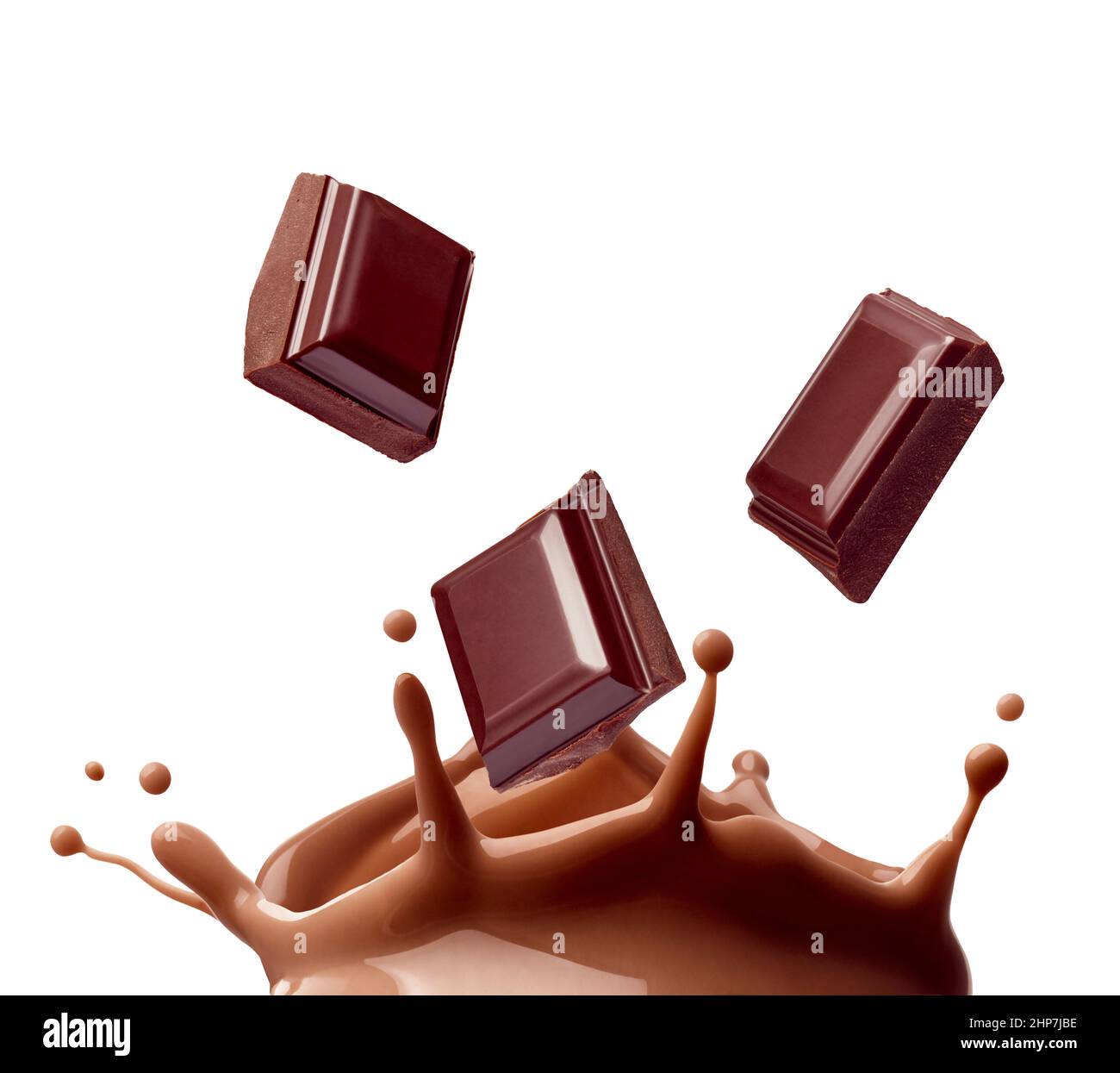 chocolate milk drink splash glass straw Stock Photo - Alamy