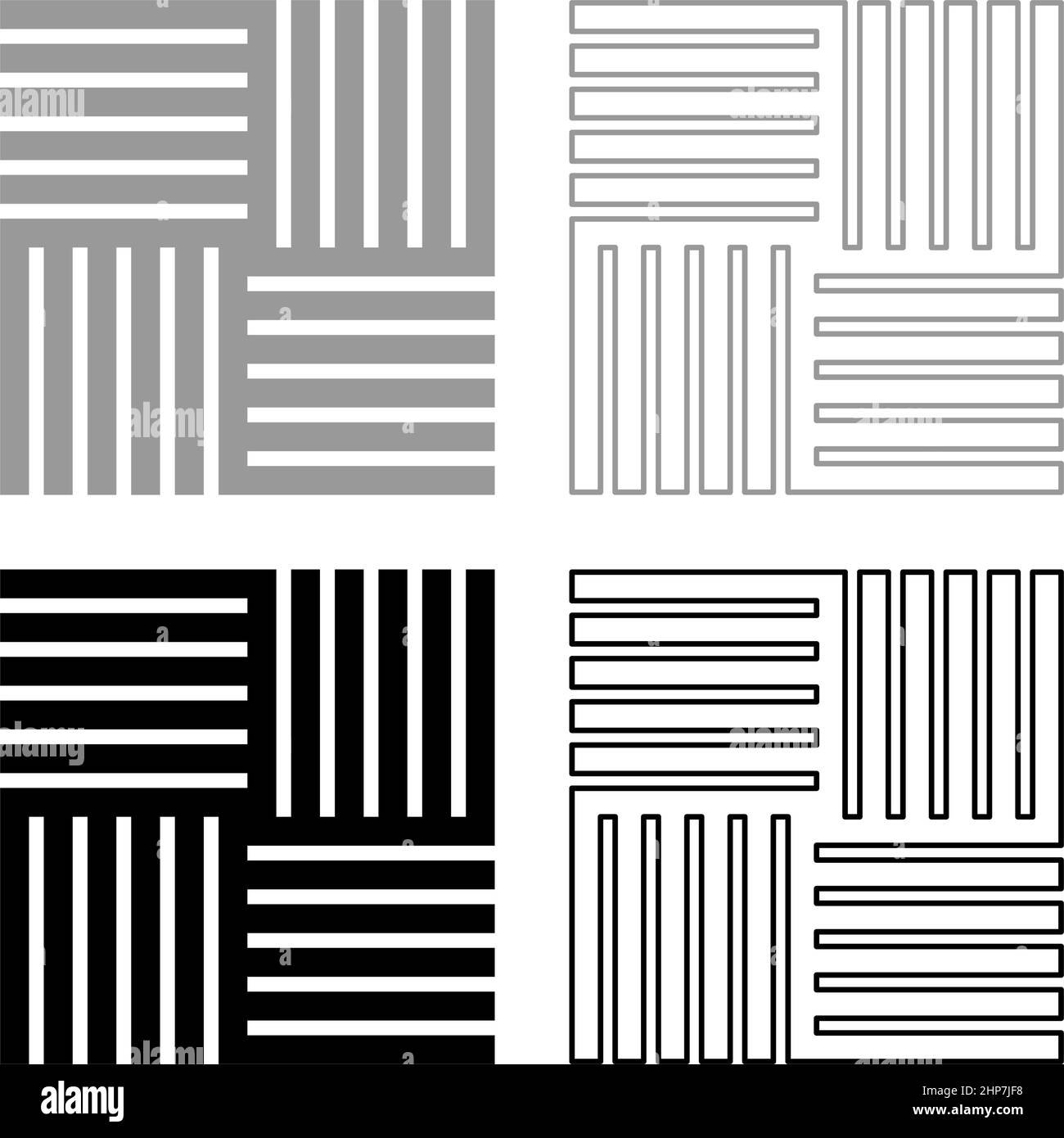 Square outline shape Stock Vector Images - Alamy