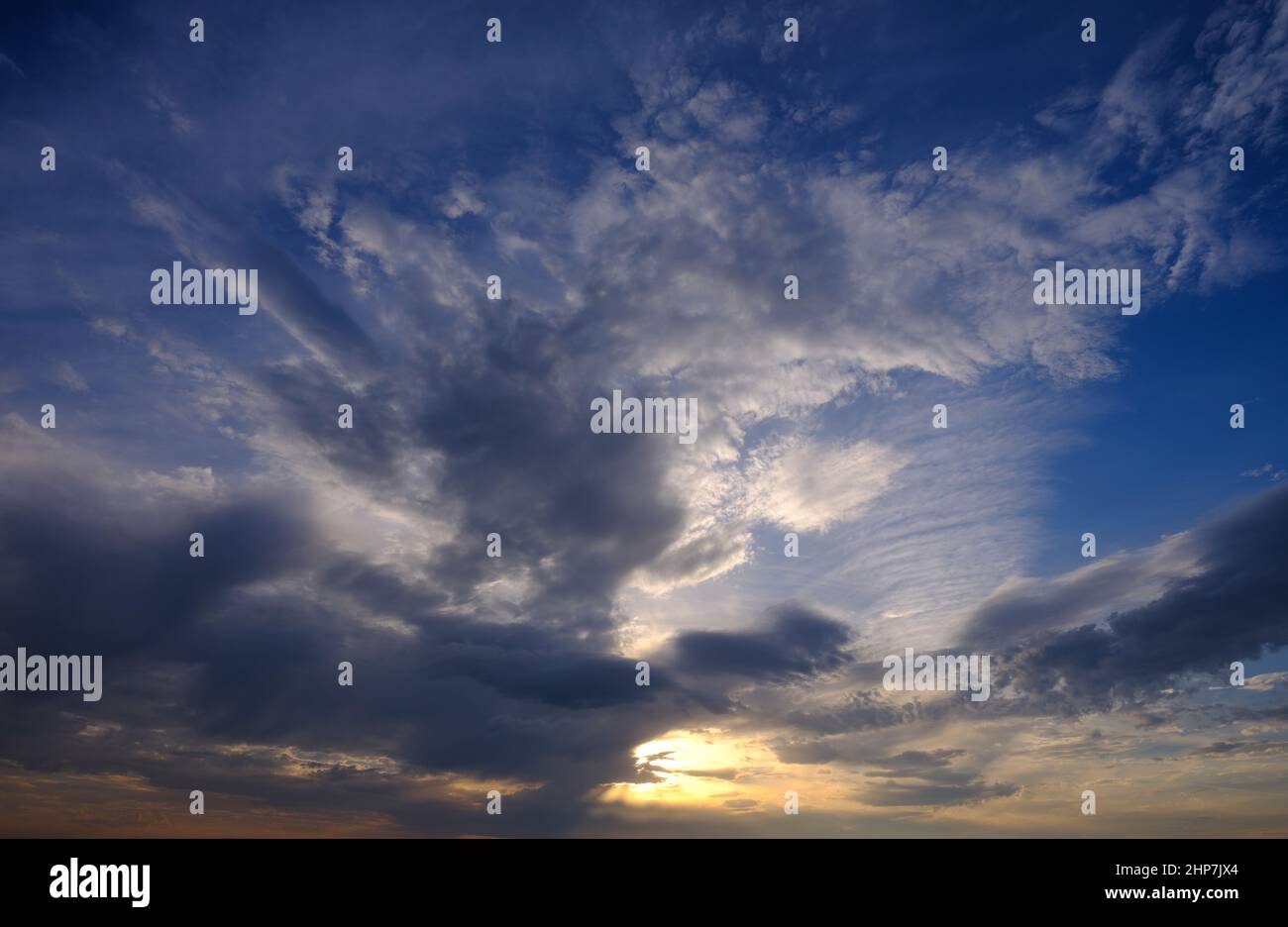 Dramatic skies above ocean hi-res stock photography and images - Alamy