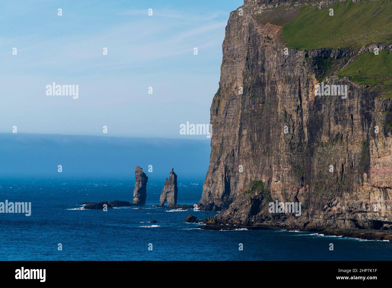 Risin Og Kellingin, Eysturoy Island, Faroe Islands, Denmark Stock Photo ...