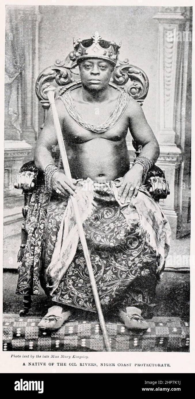 A Native of the Oil River, Niger Coast Protectorate The Kingdom of ...