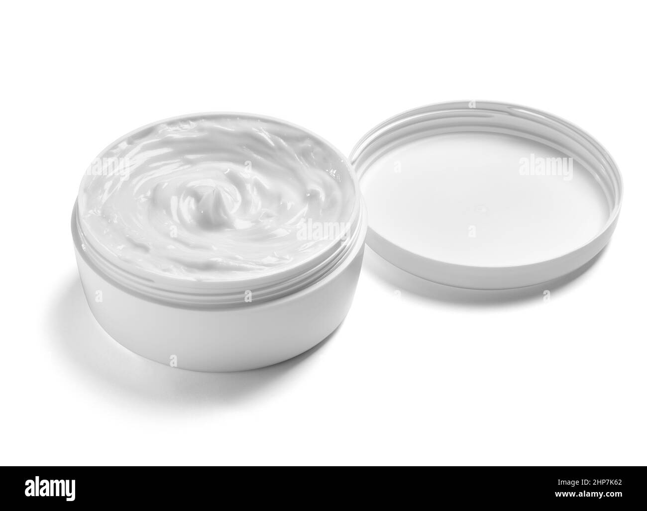 white cream container jar beauty moisturizer skin Stock Photo - Alamy