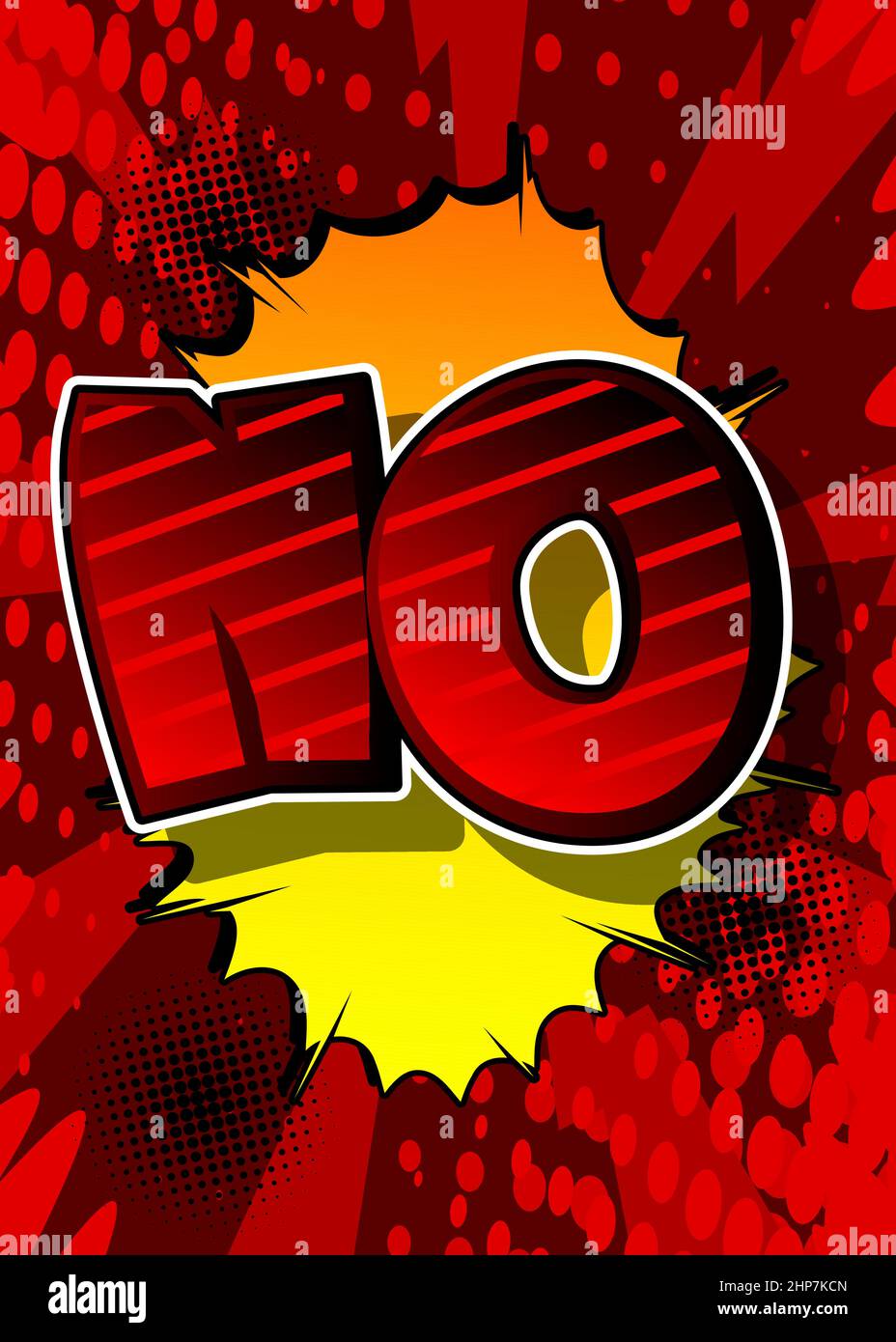No. Comic book word text on abstract comics background Stock Vector ...