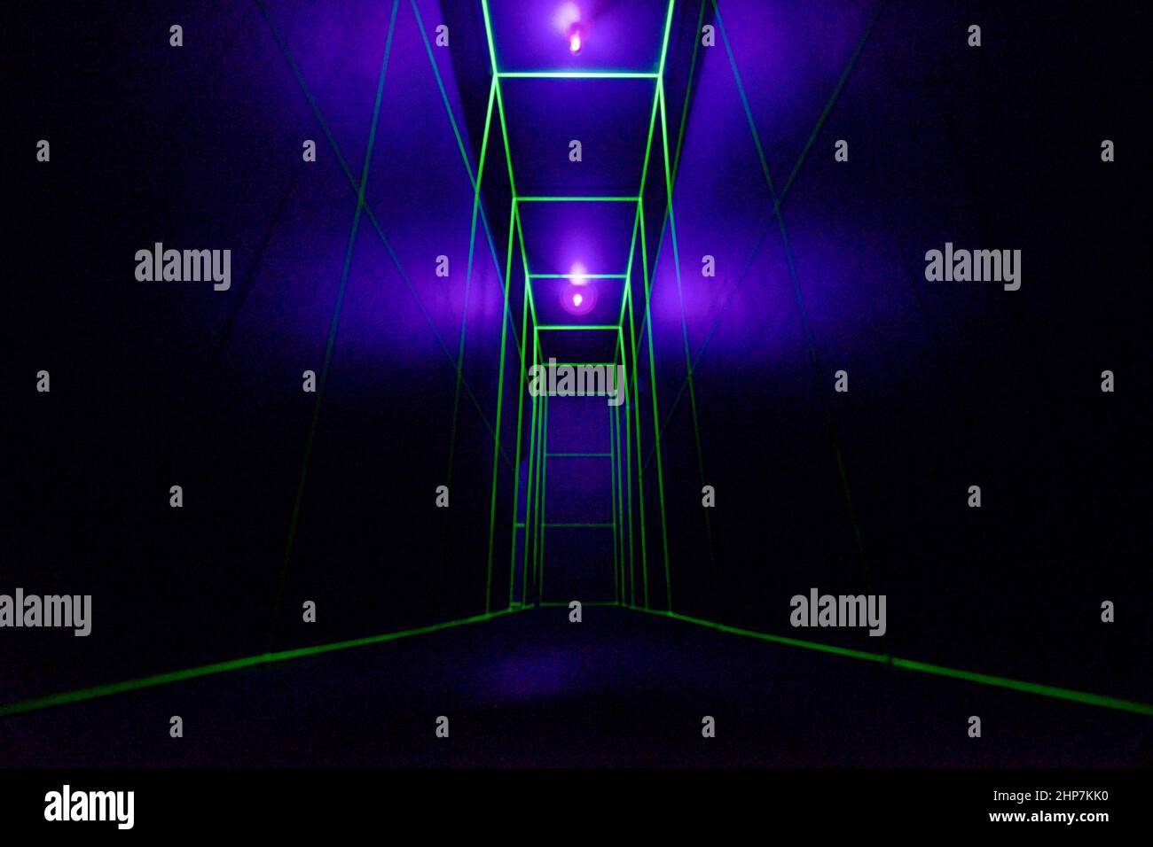 Chiostro del Bramante, Rome, Italy, February 18, 2022, Work of Gianni ...