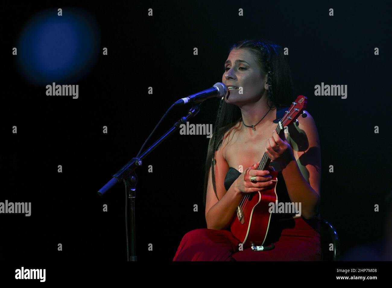 Flo during the concert Brave Ragazze at Auditorium Parco della Musica ...