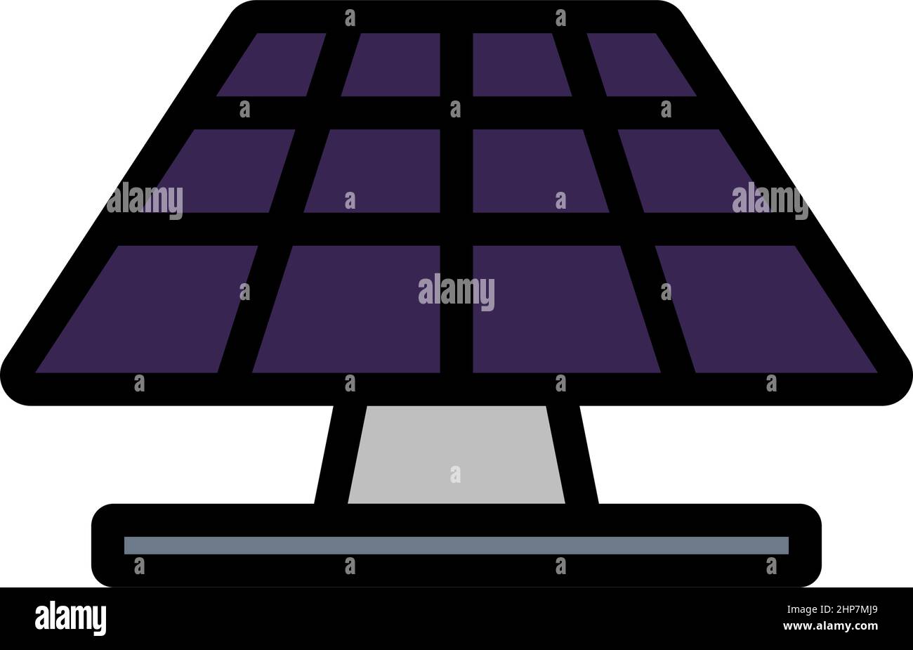 Solar Energy Panel Icon Stock Vector Image & Art - Alamy