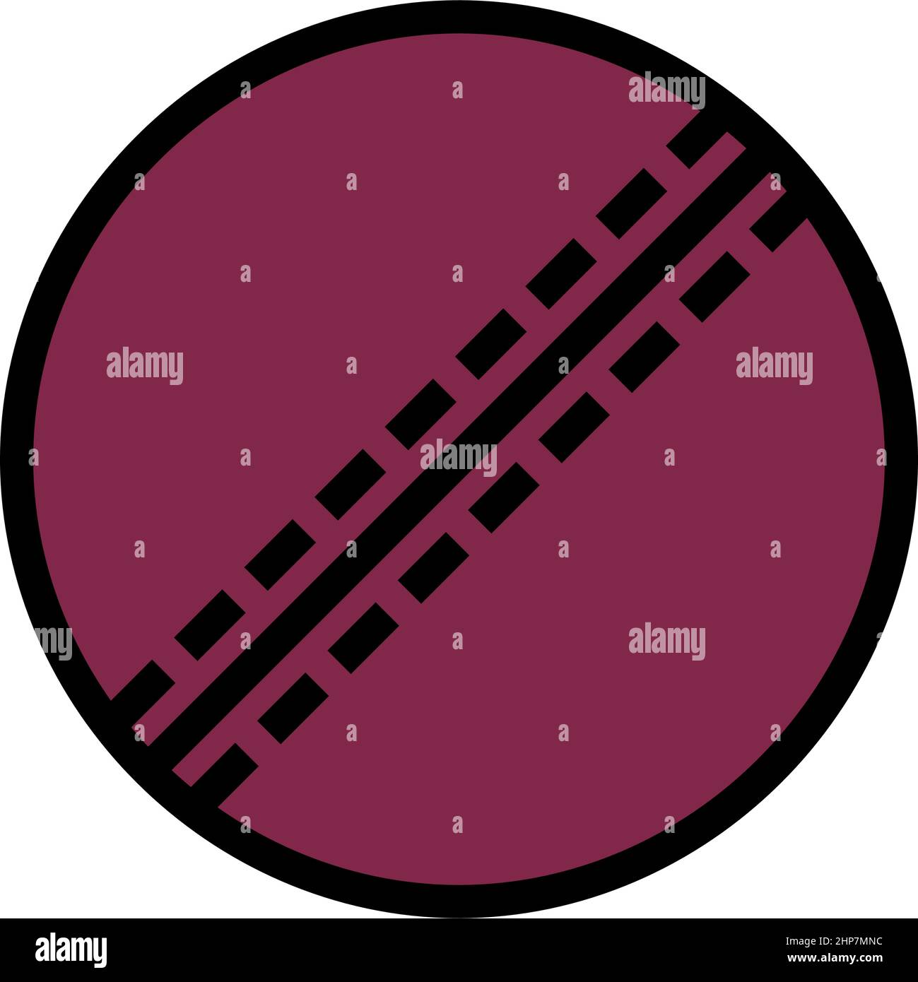 Cricket Ball Icon Stock Vector Image & Art - Alamy