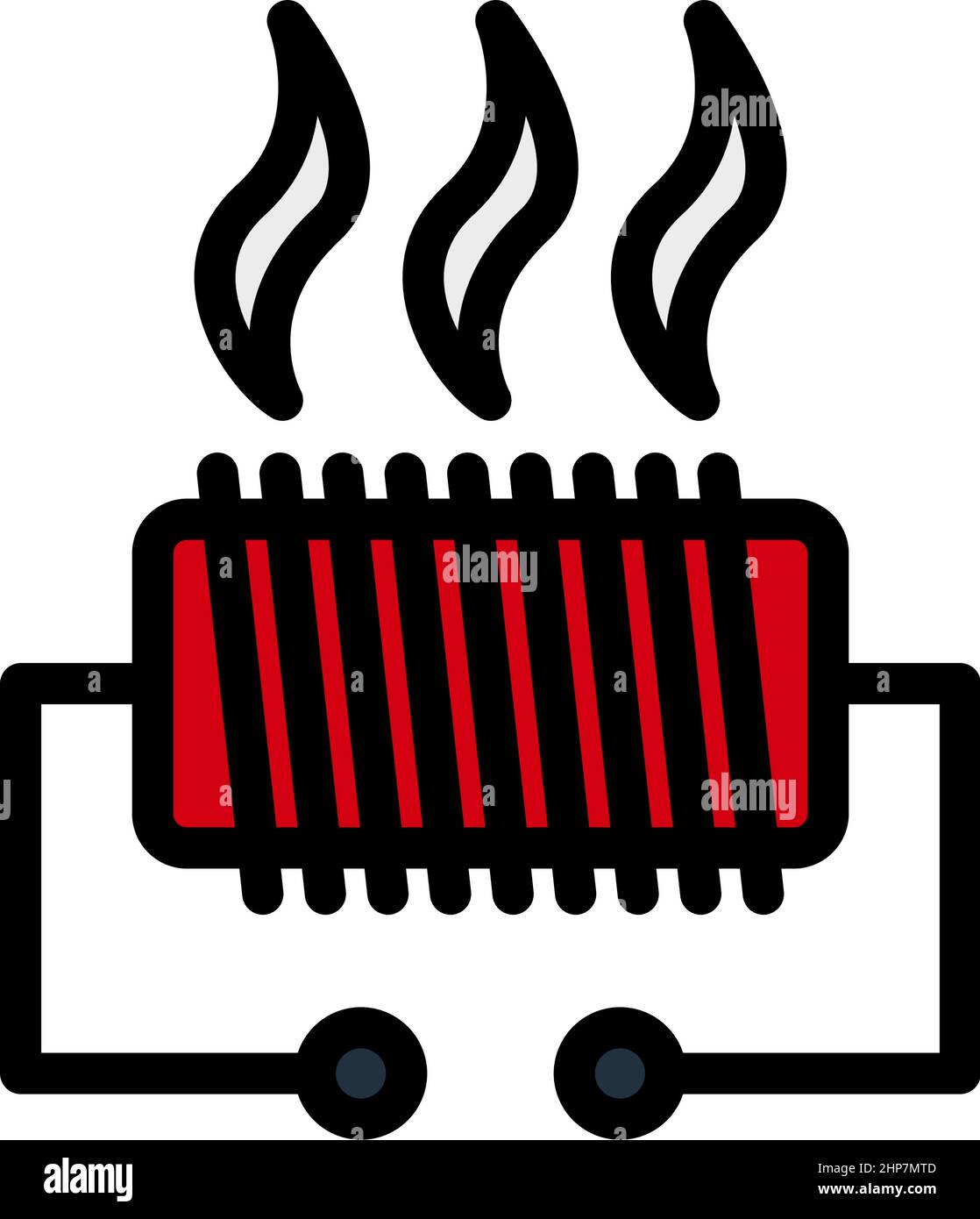 Electrical Heater Icon Stock Vector Image & Art - Alamy