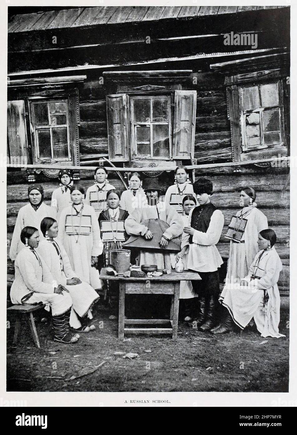 School 19th century russia hi-res stock photography and images - Alamy
