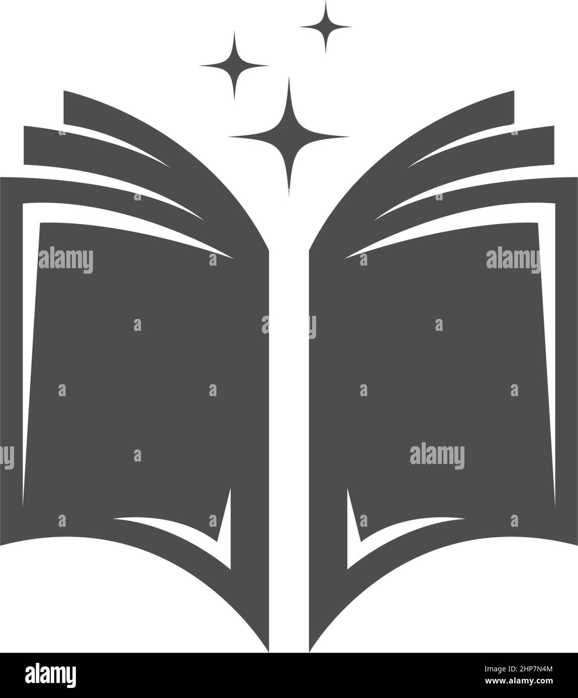 Book icon logo design template illustration Stock Vector Image & Art ...